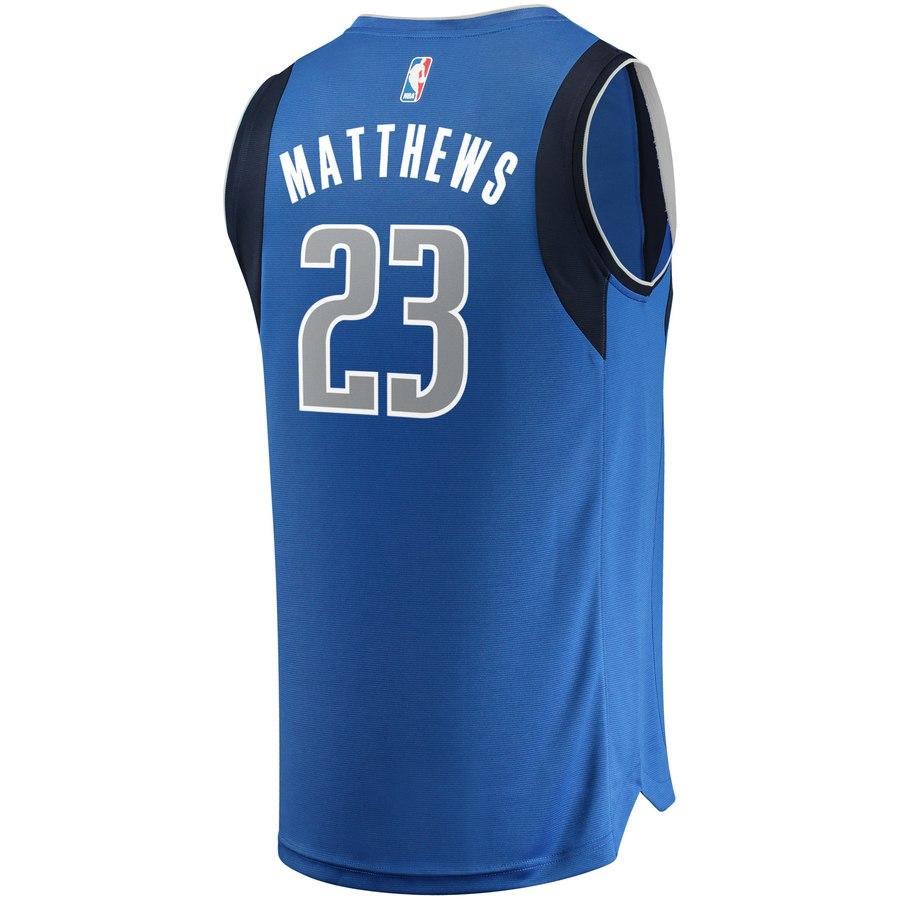 23-Wesley Matthews Dallas Mavericks Jersey Royal - Icon Edition – MotorsToy